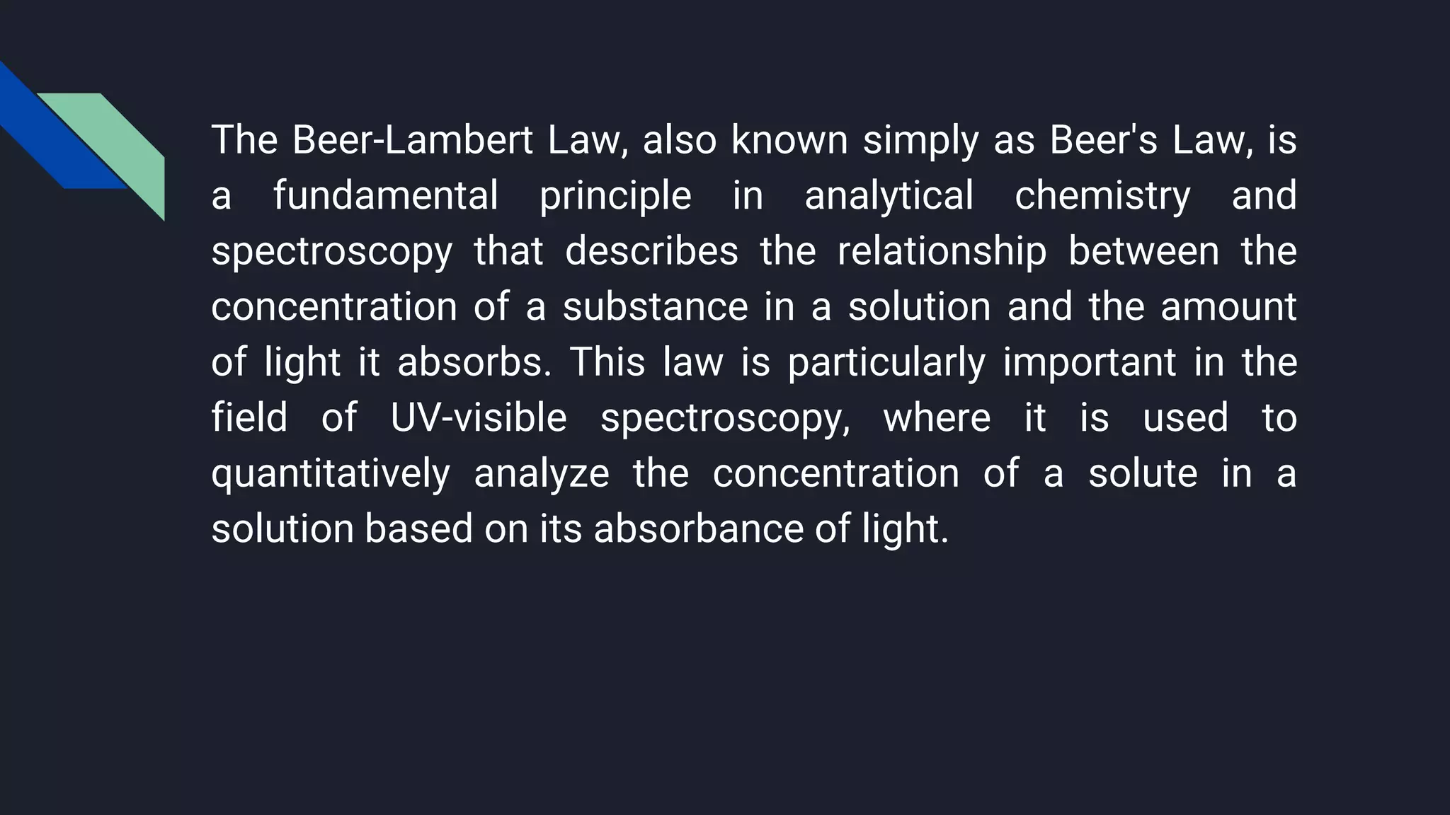 BEER-LAMBERT'S LAW (2).pptx