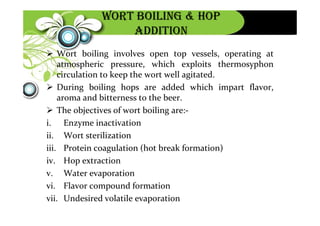 Beer types, production &spoilage | PDF