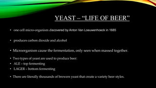 Beer and its processing | PPTX
