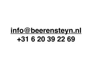 Beerensteyn | KEY