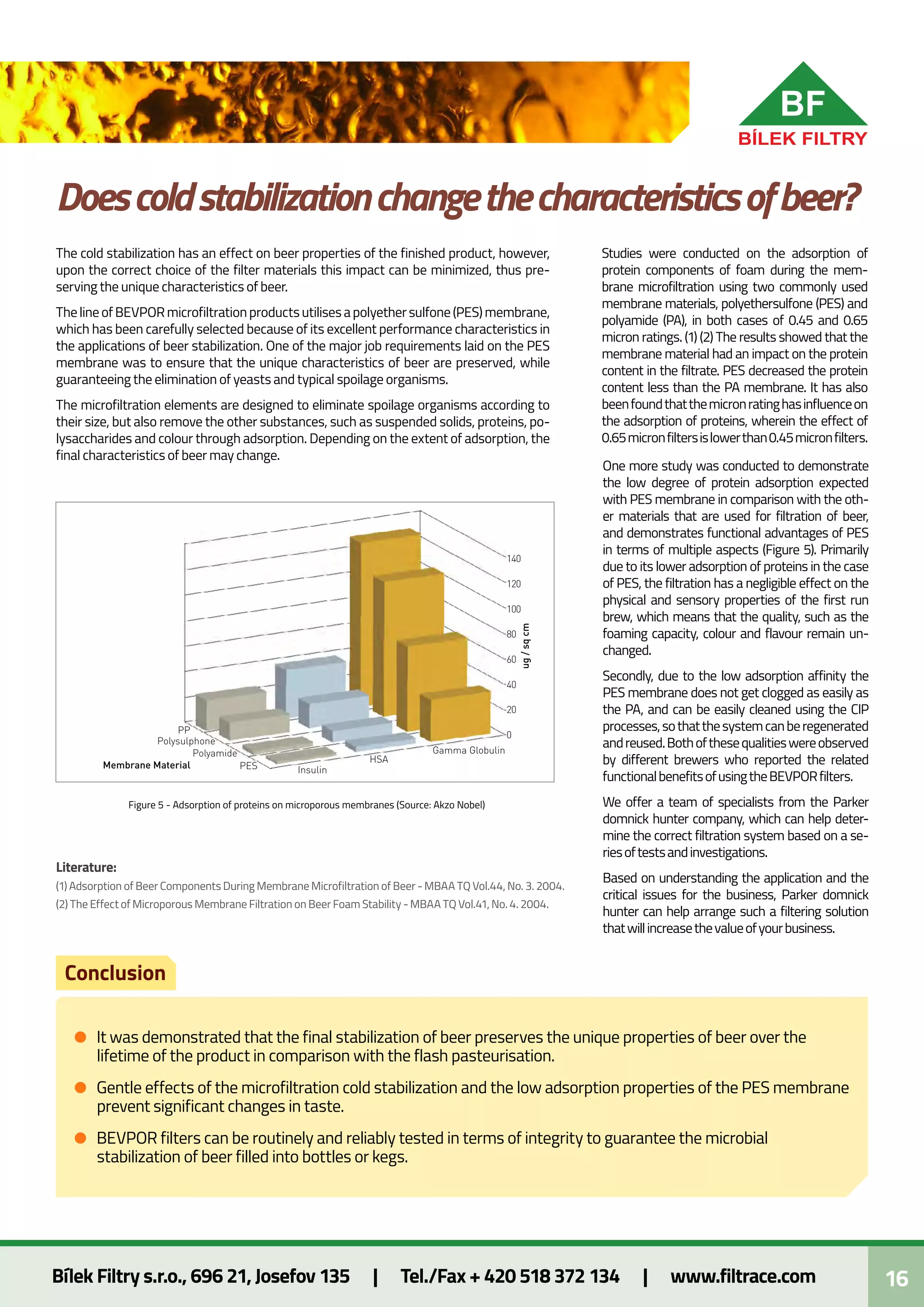 Beer filtration brochure(English) | PDF