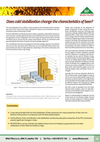 Beer filtration brochure(English) | PDF