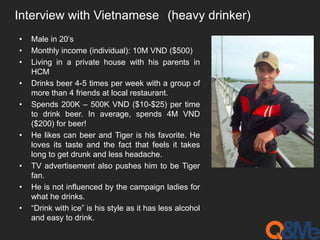 Beer for vietnamese report | PPTX