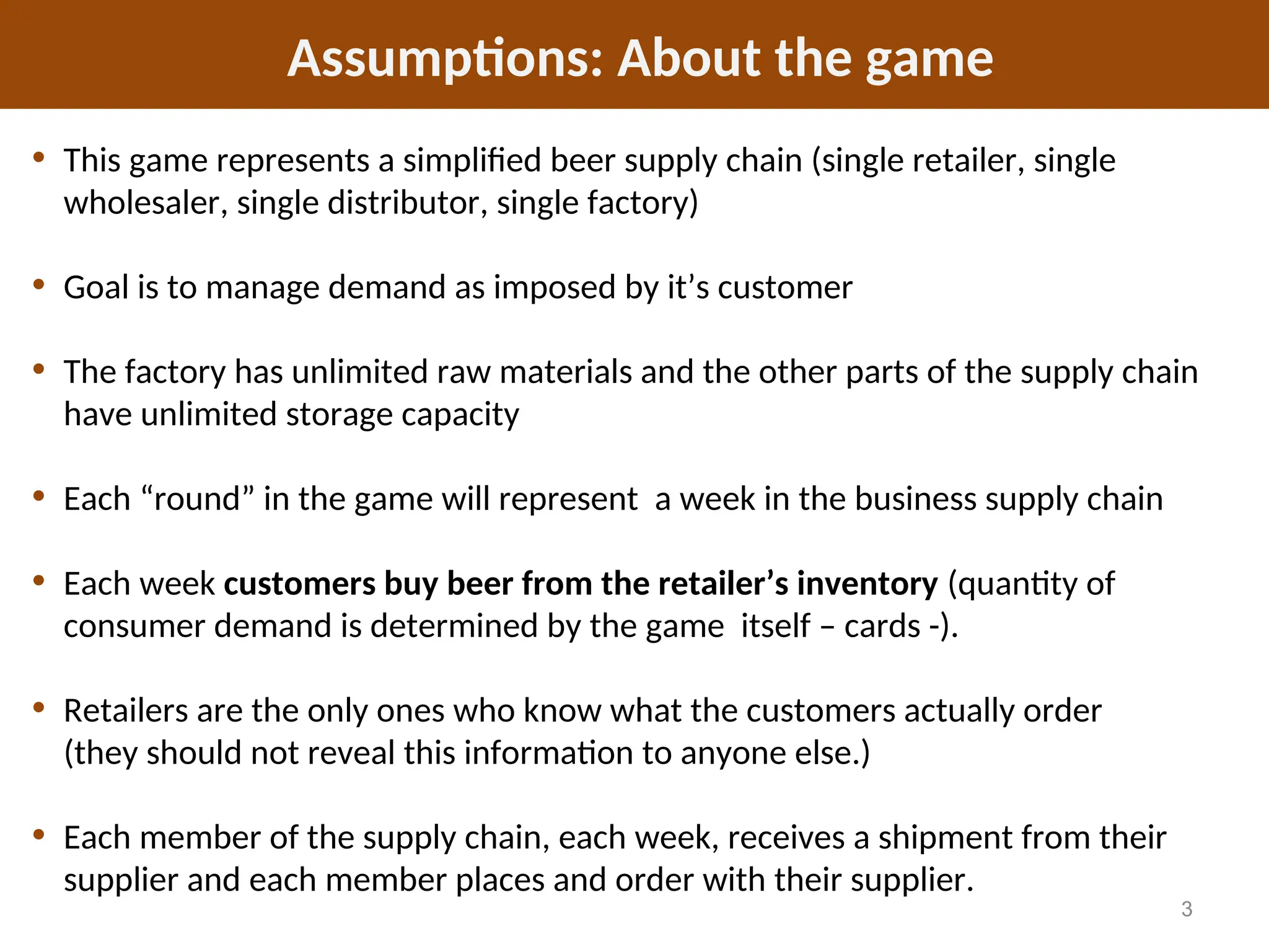 Beer Game education project and case study | PPT