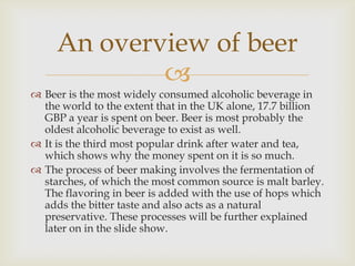 Beer kelp project | PPTX