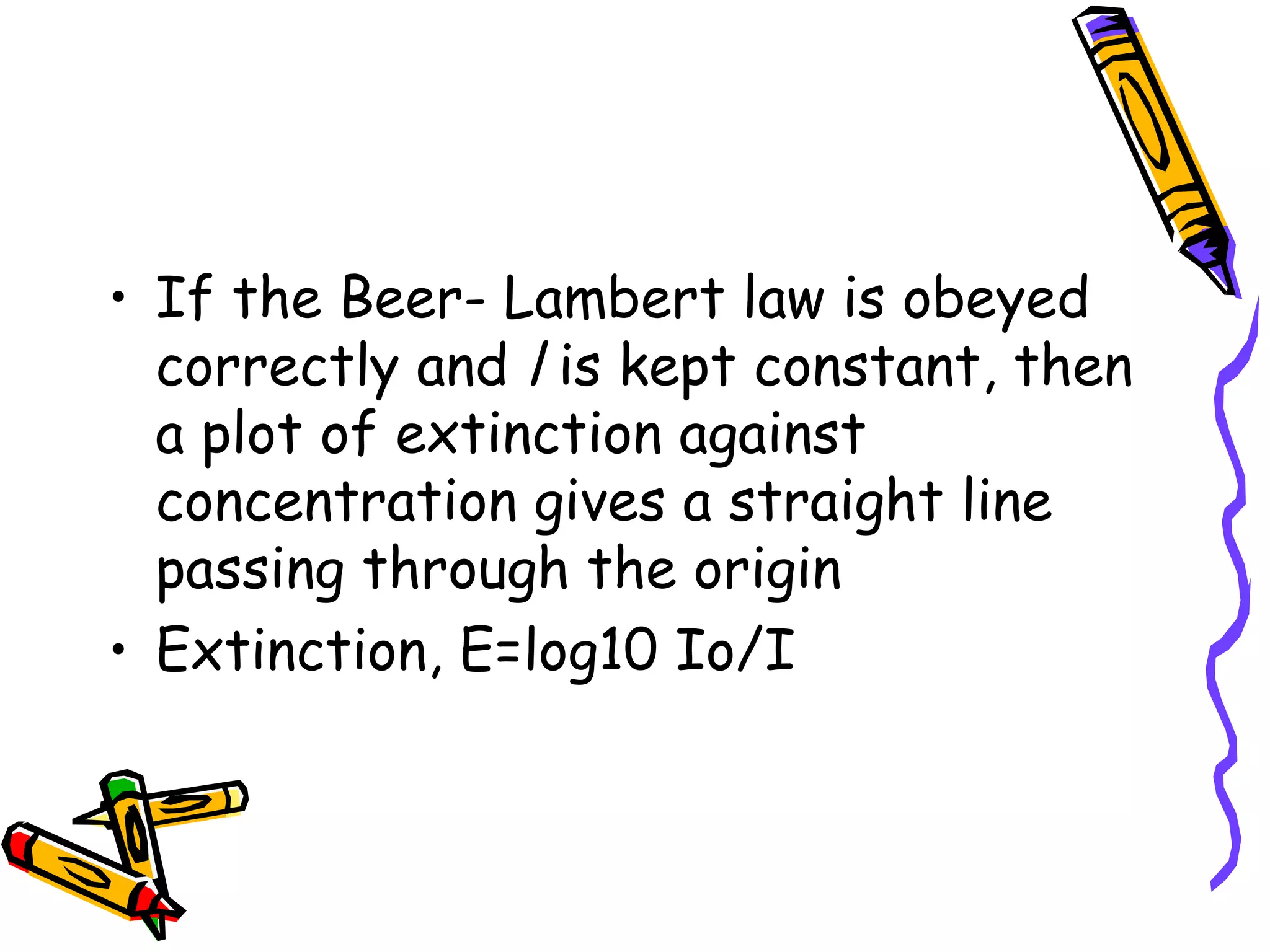 Beer lambert Law | PPT