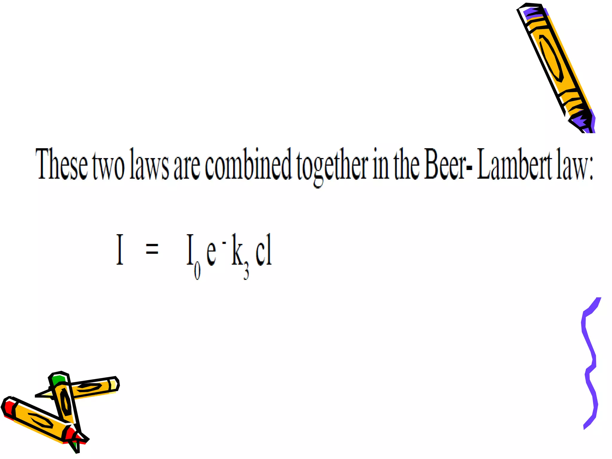 Beer lambert Law | PPT