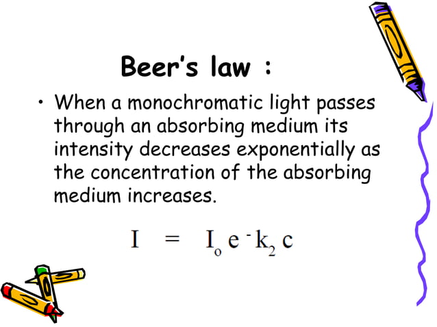 Beer lambert Law | PPT