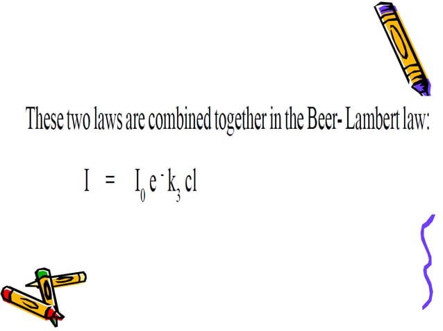 Beer lambert Law | PPT
