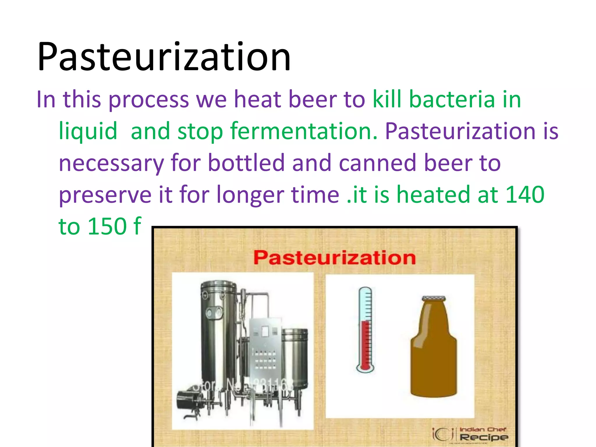 Beer making process | PPTX | Chemistry | Science