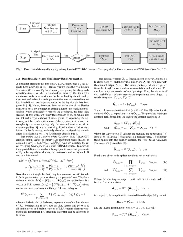 High Speed Decoding Of Non Binary Irregular Ldpc Codes Using Gpus Paper Pdf 4475