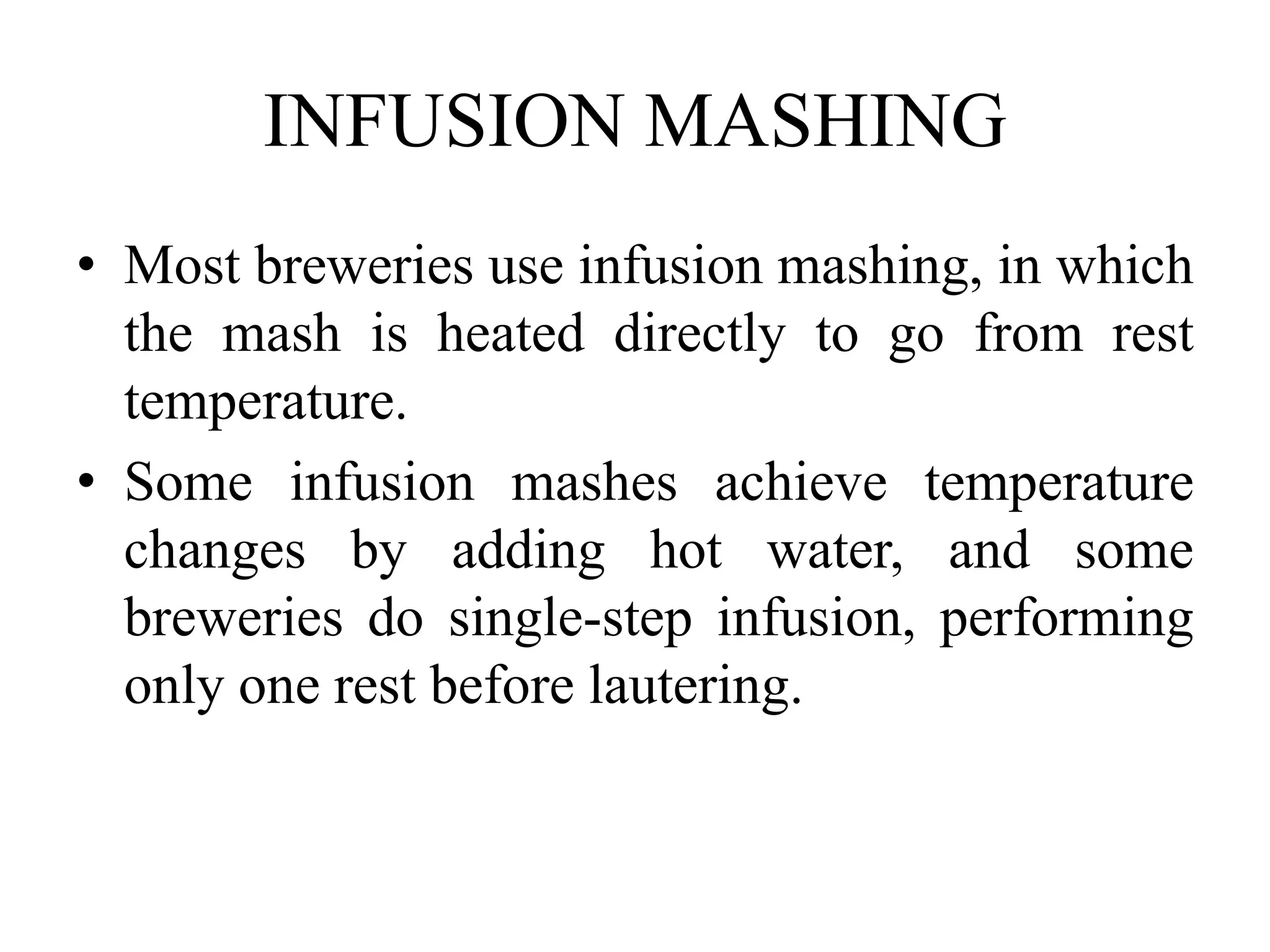 Beer mashing | PPTX