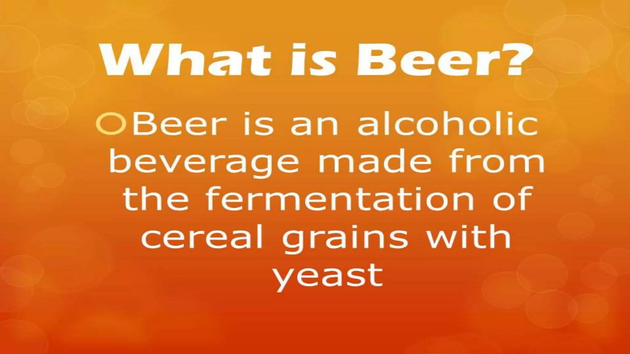 Beer presentation | PPTX