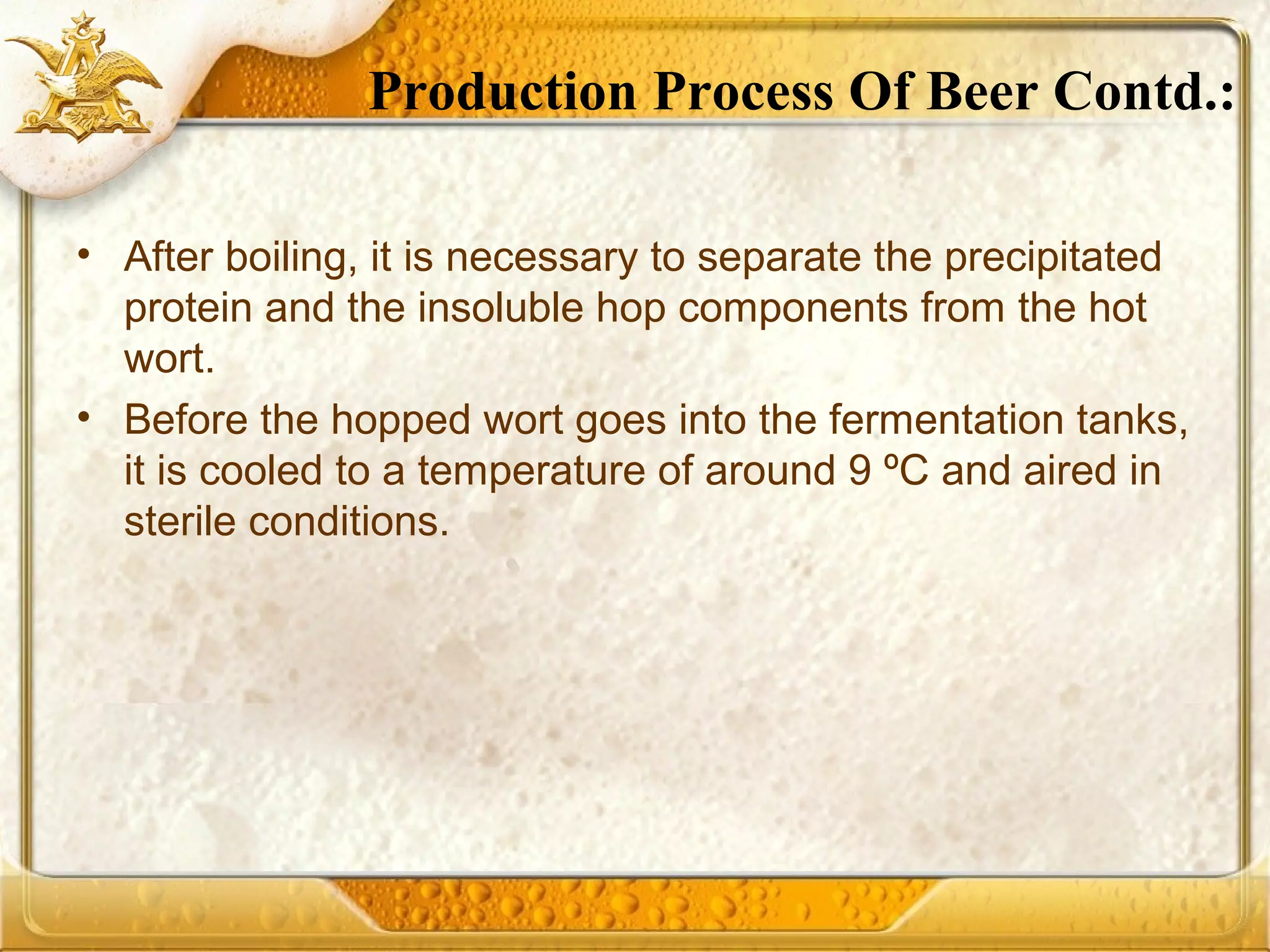 Beer production | PPT