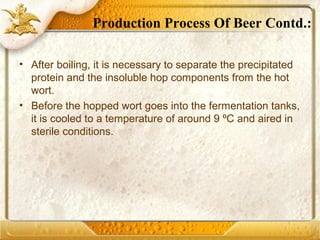 Beer production | PPT