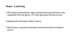 Beer production | PPTX