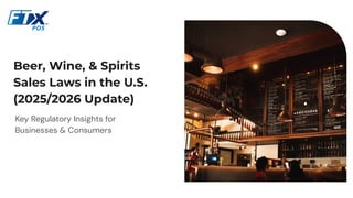Alcohol Sales Laws in U.S. (2025/2026 Update) | PDF