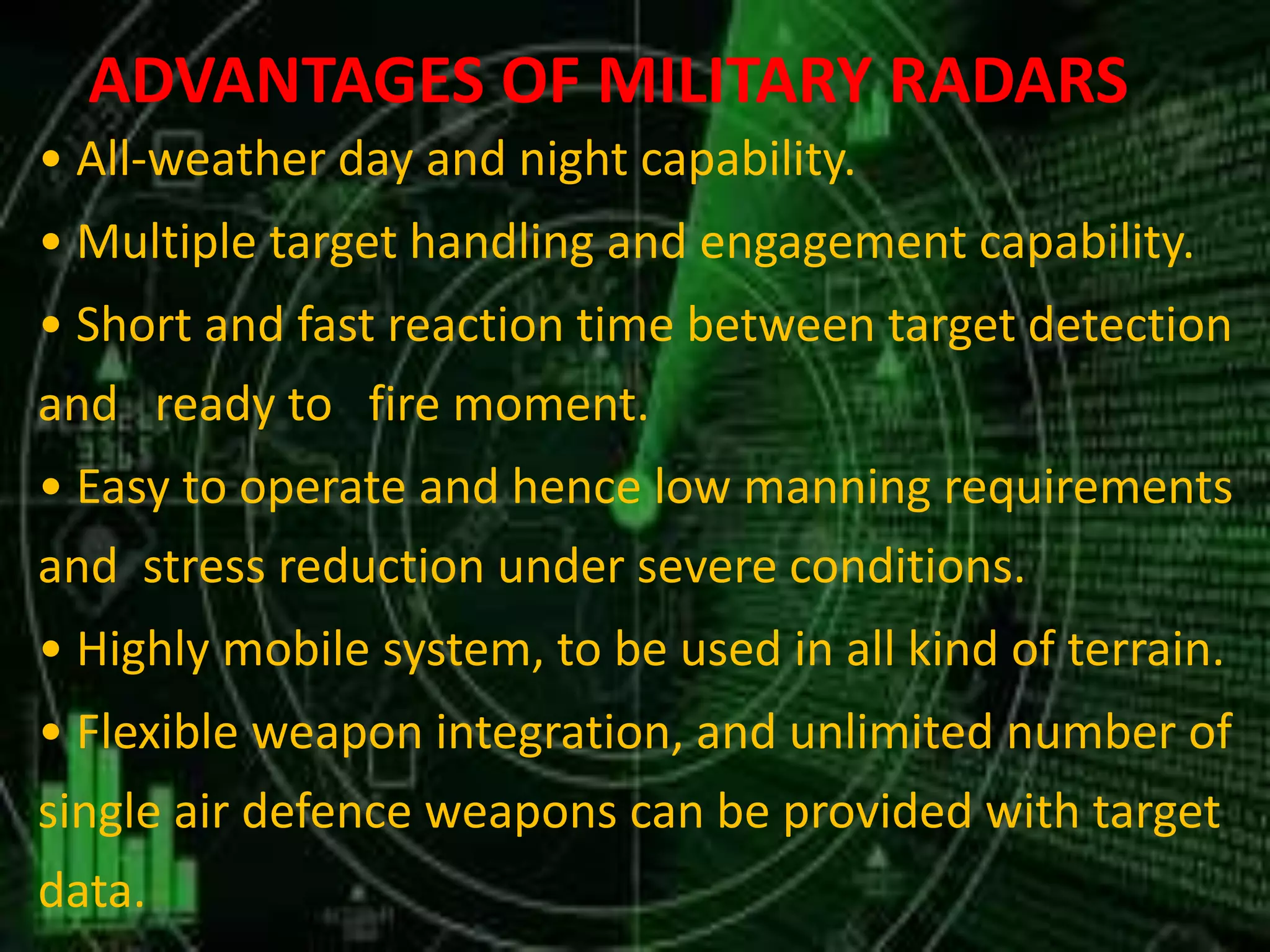Military Radar | PPTX