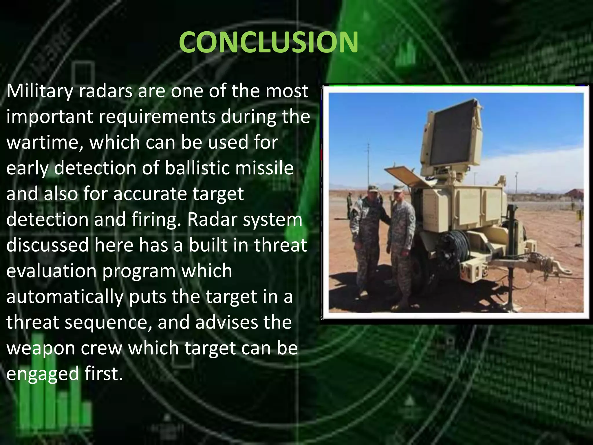 Military Radar | PPTX