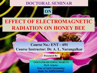 Effect of electromagnetic radiation on honey bee | PPTX | Beekeeping ...