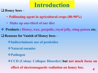 Effect of electromagnetic radiation on honey bee | PPTX | Beekeeping ...