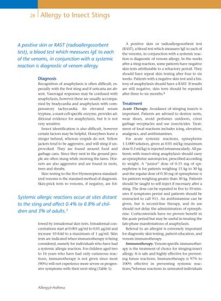 Bee Sting Allergy | PDF | Allergies | Diseases and Conditions