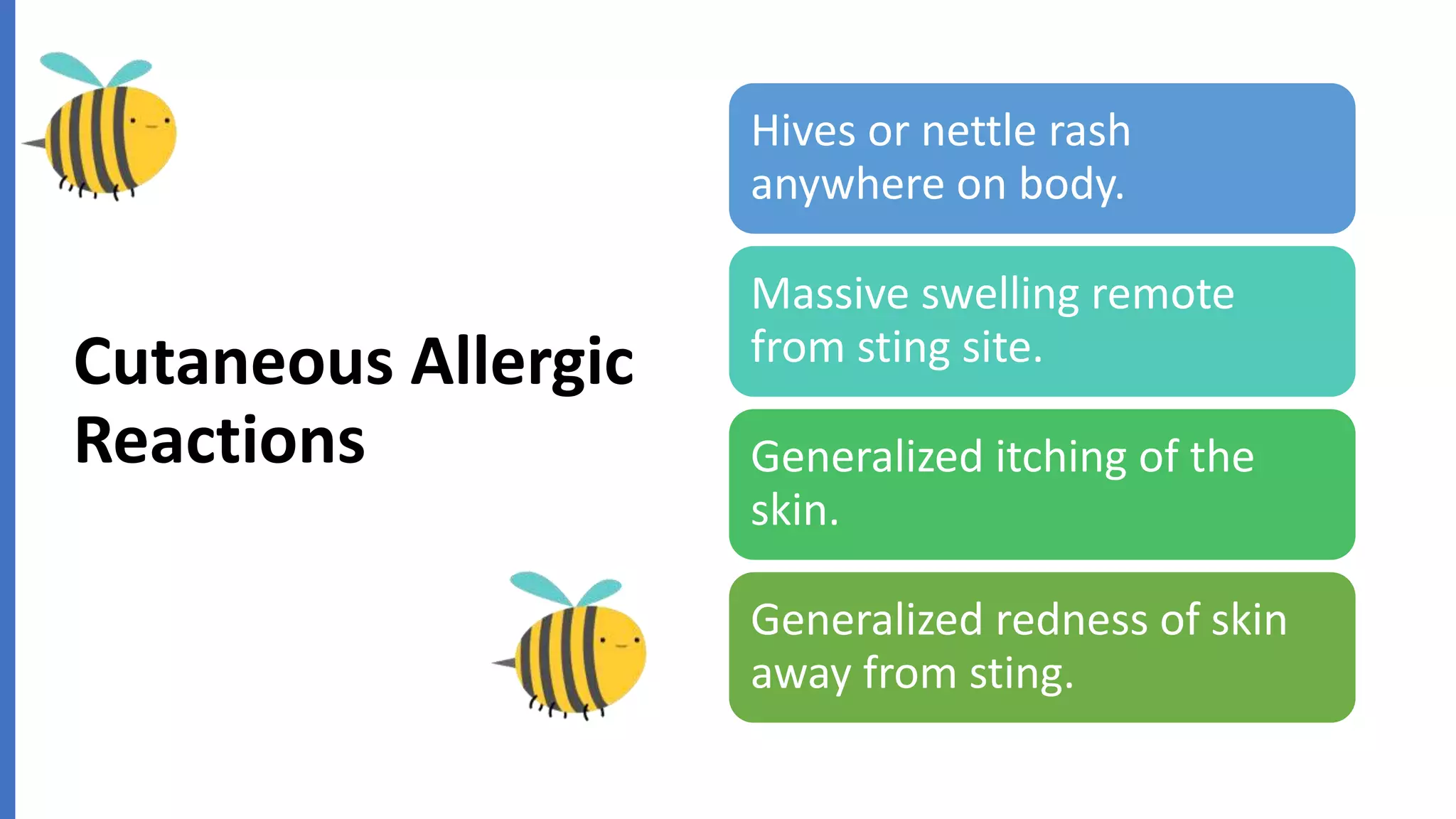Bee sting MANAGEMENT | PPTX