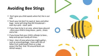 Bee sting MANAGEMENT | PPTX