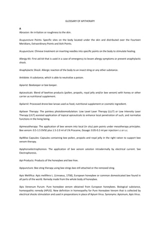 Bee Sting Therapy | PDF