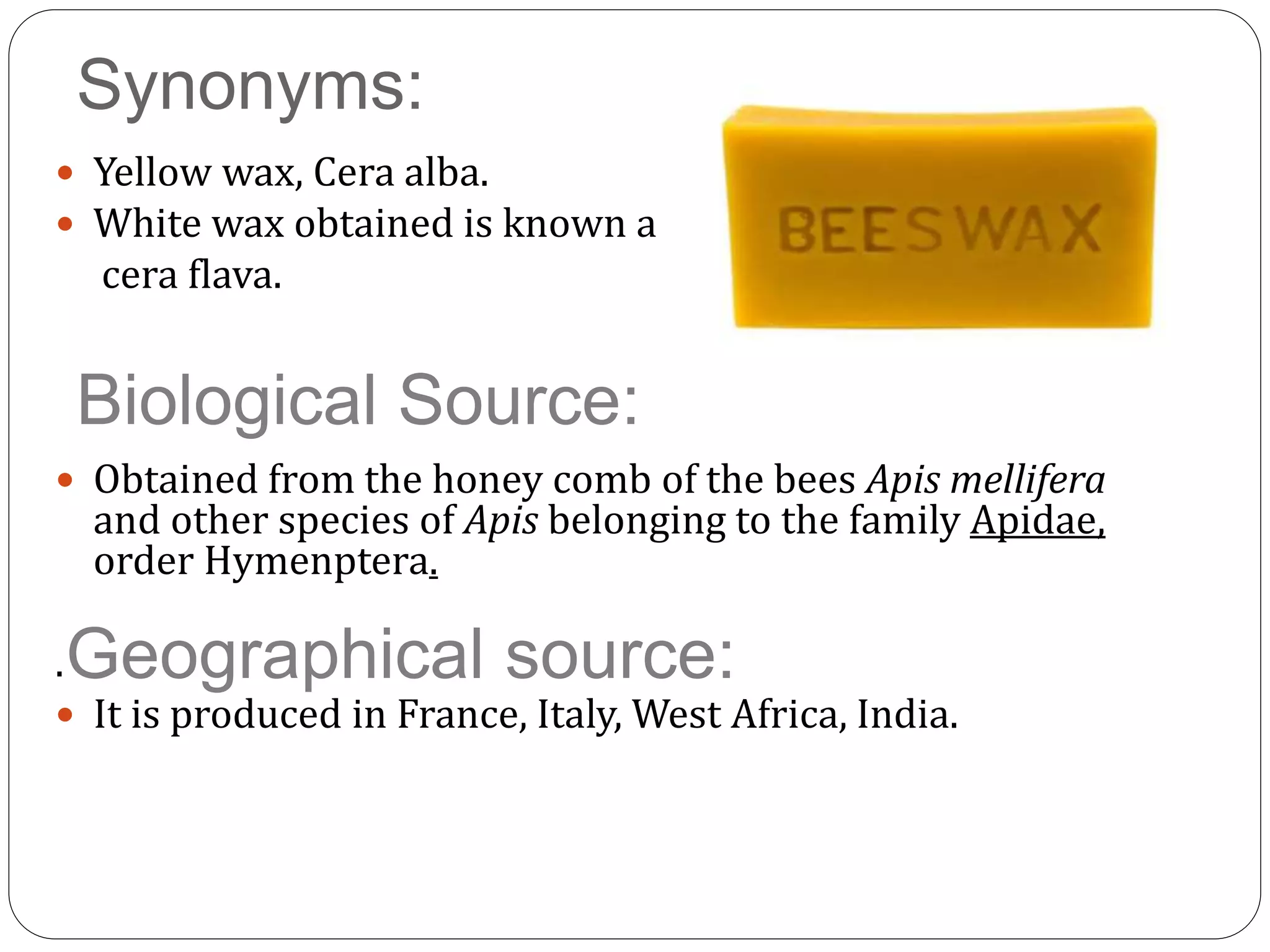 Beeswax | PPTX