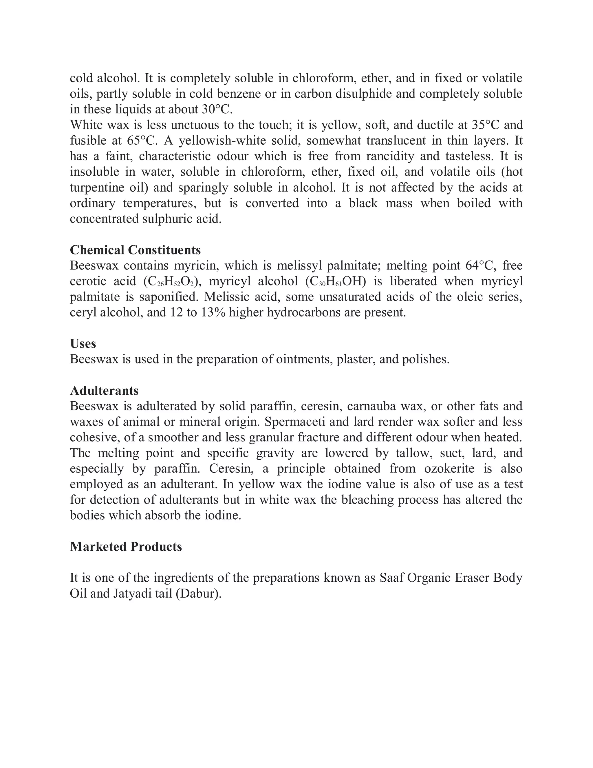 Beeswax | PDF