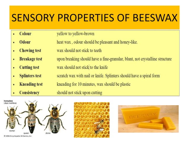 Beeswax properties and composition | PPTX | Beekeeping | Hobbies ...