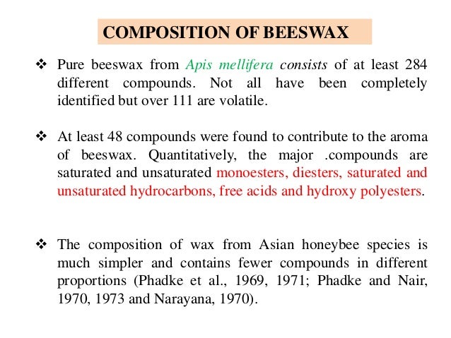 Beeswax Chemical Makeup - Mugeek Vidalondon