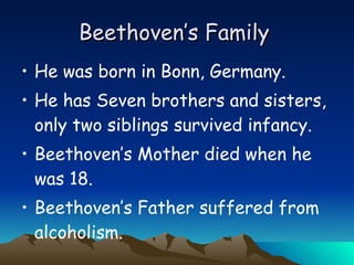 Beethoven | PPT | Classical Music | Music