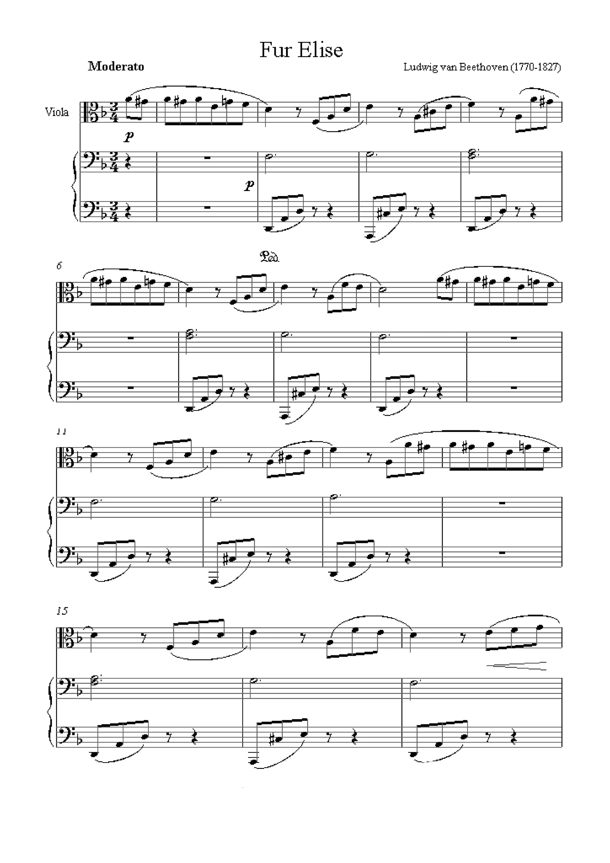 Beethoven fur elise | PDF