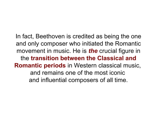 Ludwig van Beethoven | PPT | Classical Music | Music