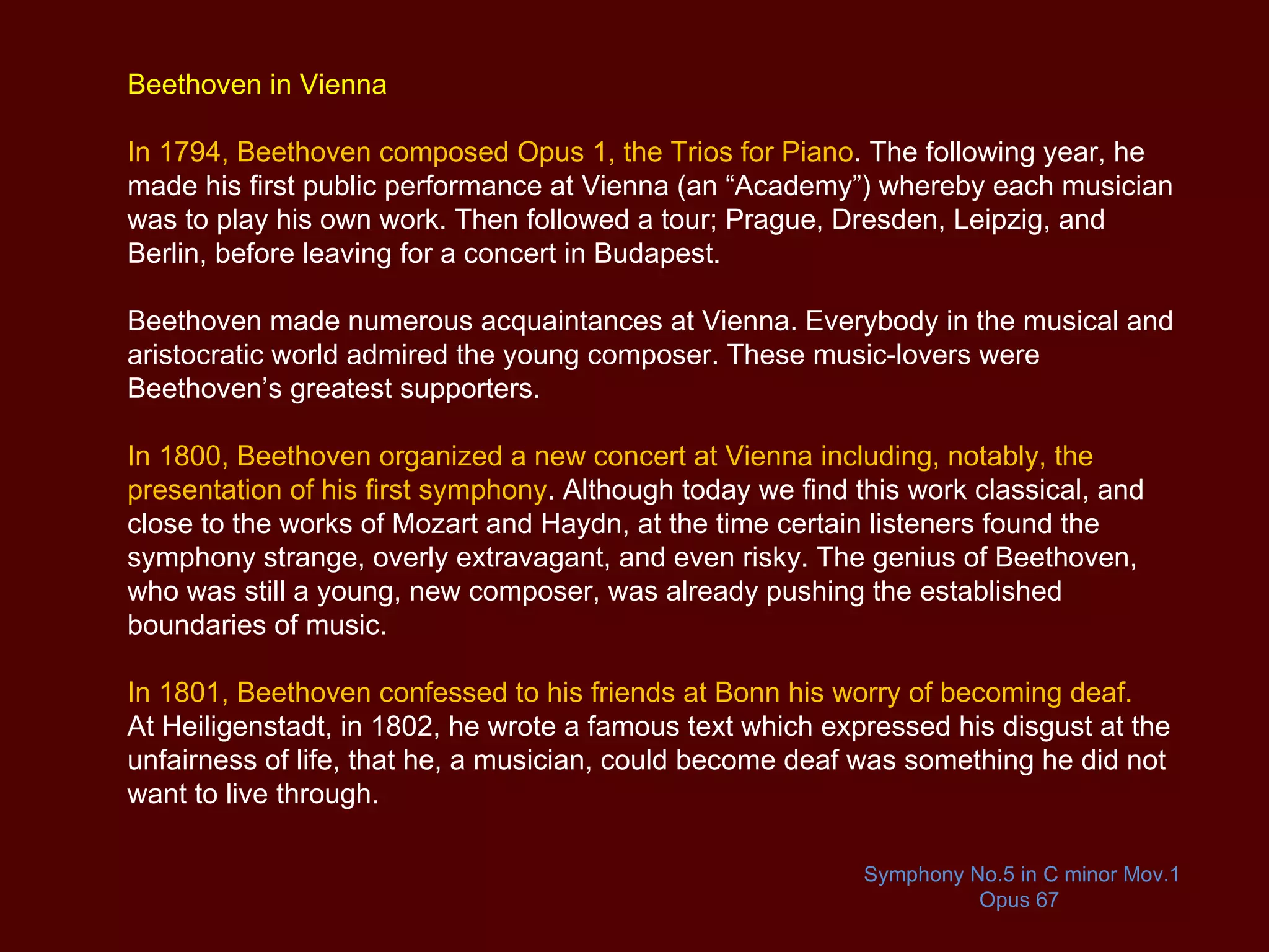 Beethoven Biography | PPS
