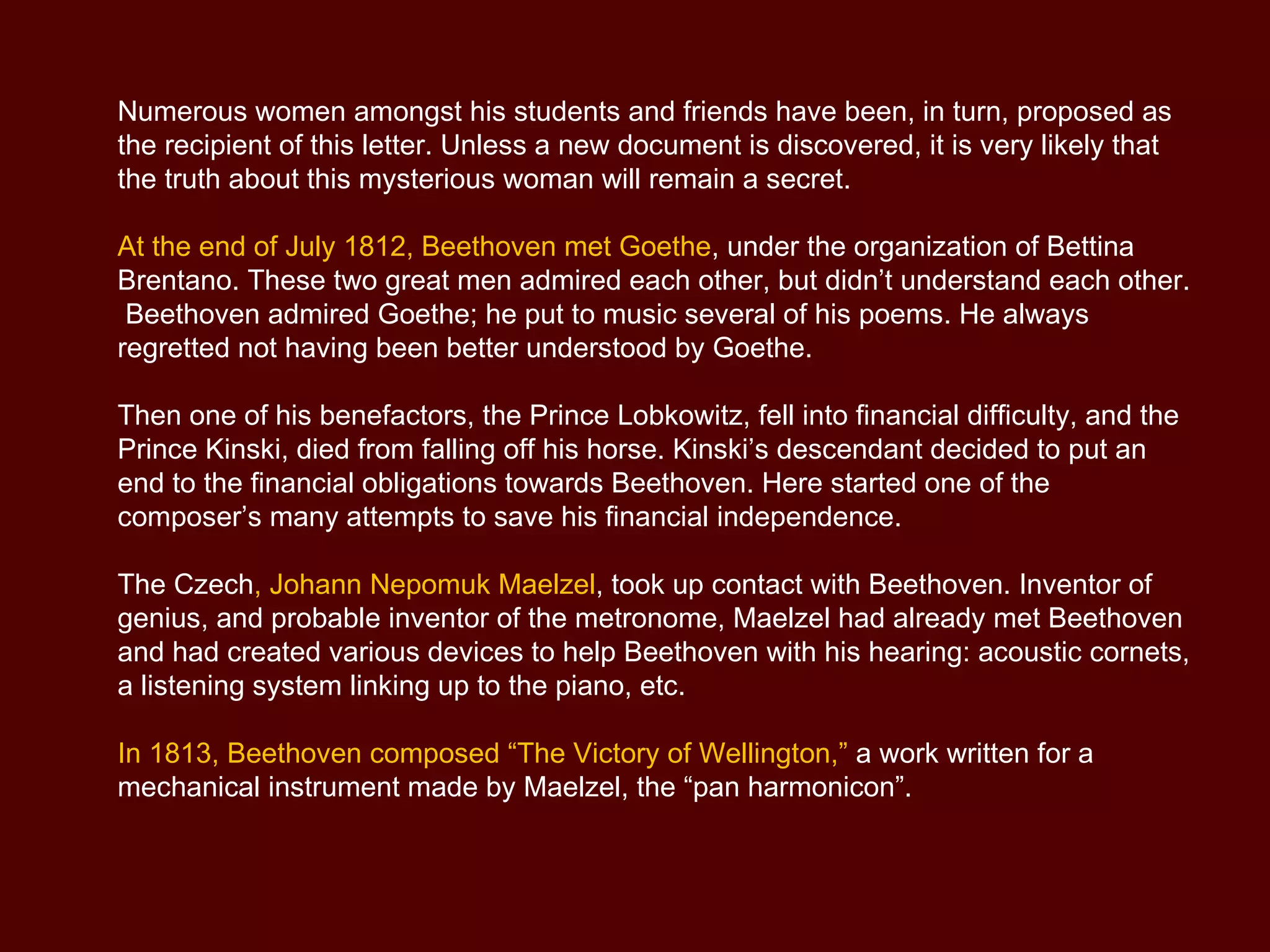 Beethoven Biography | PPS