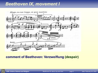 Beethoven 9th Symphony: about joy and God | PPT
