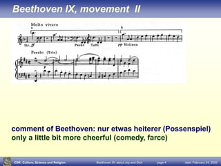 Beethoven 9th Symphony: about joy and God | PPT