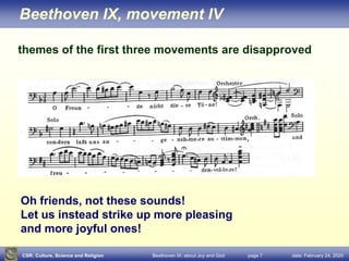 Beethoven 9th Symphony: about joy and God | PPT