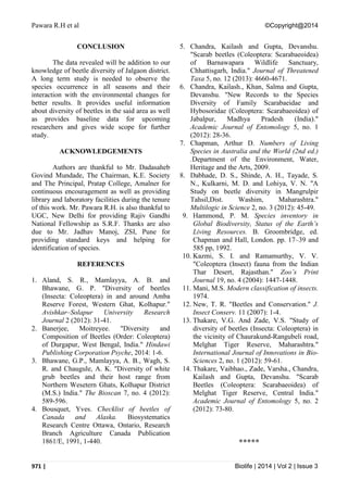 Beetles of jalgaon_district_of_maharasht | PDF