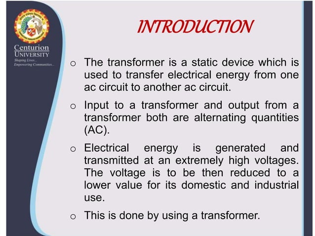 Transformer ppt download | PPT