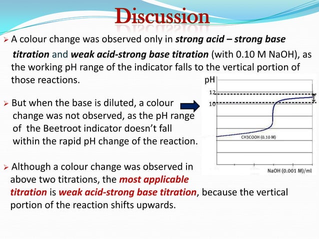 Beetroot as an indicator | PPTX | Chemistry | Science