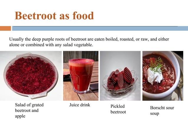 PRODUCTION TECHNOLOGY OF BEETROOT | PPT
