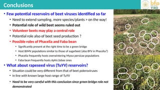 Beet viruses Aussois Thierry Candresse 2025 | PPTX