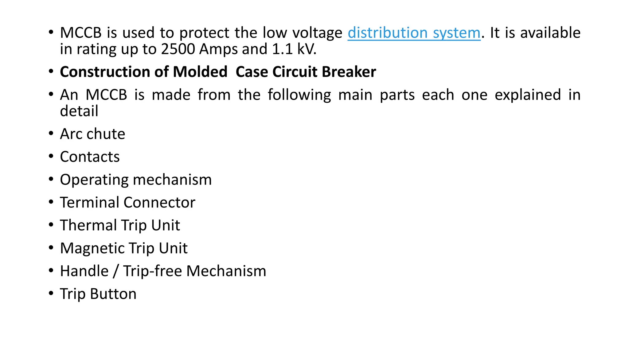 Electrical Installations, MCB, MCCB, ELCB | PDF