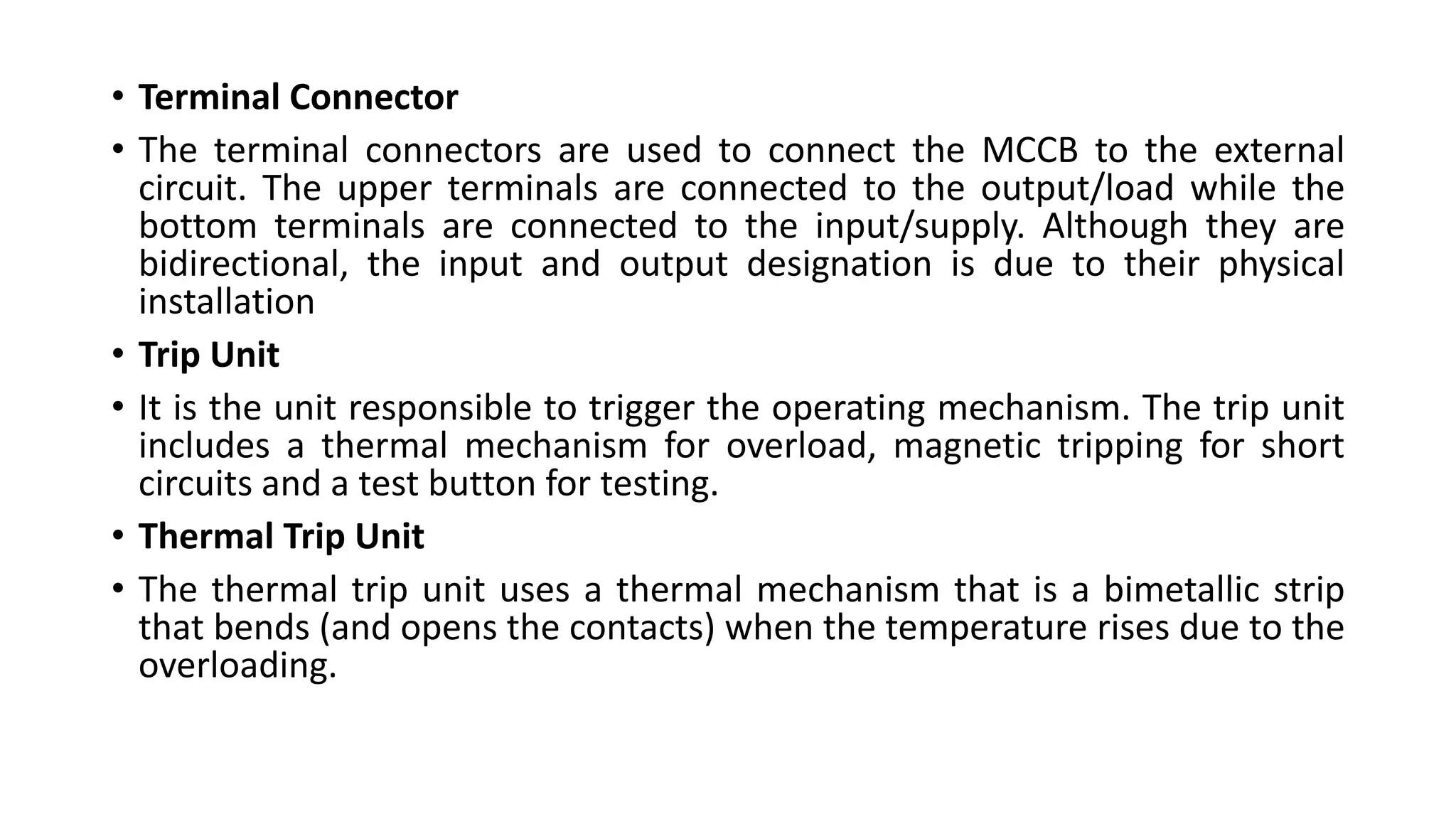 Electrical Installations, MCB, MCCB, ELCB | PDF