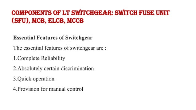 Electrical Installations, MCB, MCCB, ELCB | PDF