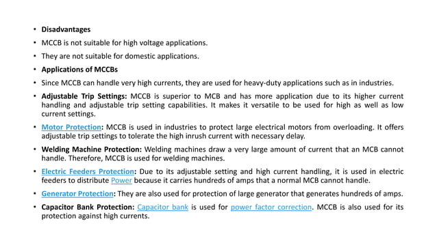 Electrical Installations, MCB, MCCB, ELCB | PDF